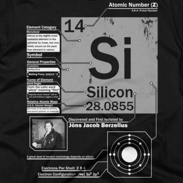 Silicon Si 14 | Element t shirt – Smart Apparel